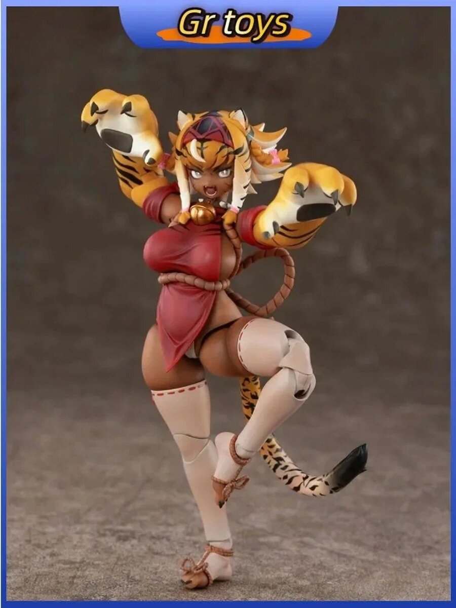 SnailShell Шарнирная фигурка RPG-04 Tiger Girl Garu в масштабе 1/12, 15 см.