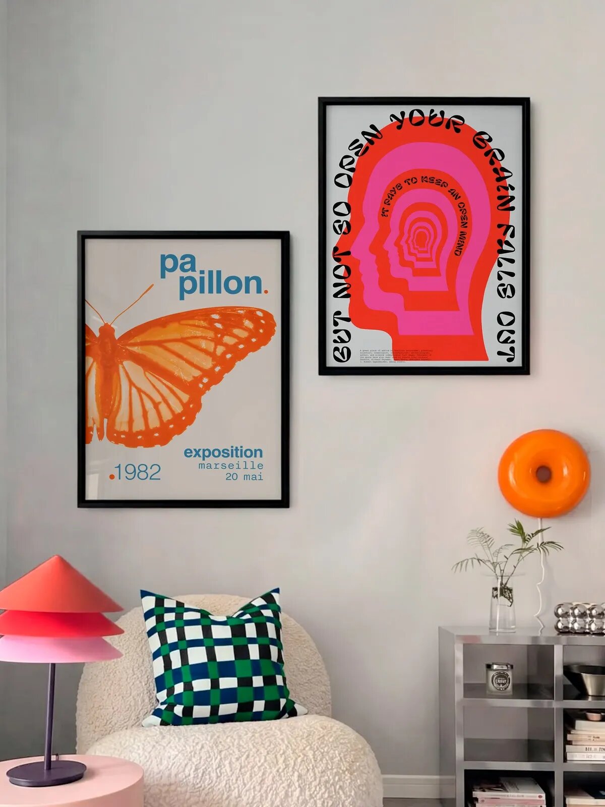 Набор постеров "Papillon x Open Mind", 30x40 см, 2 штуки