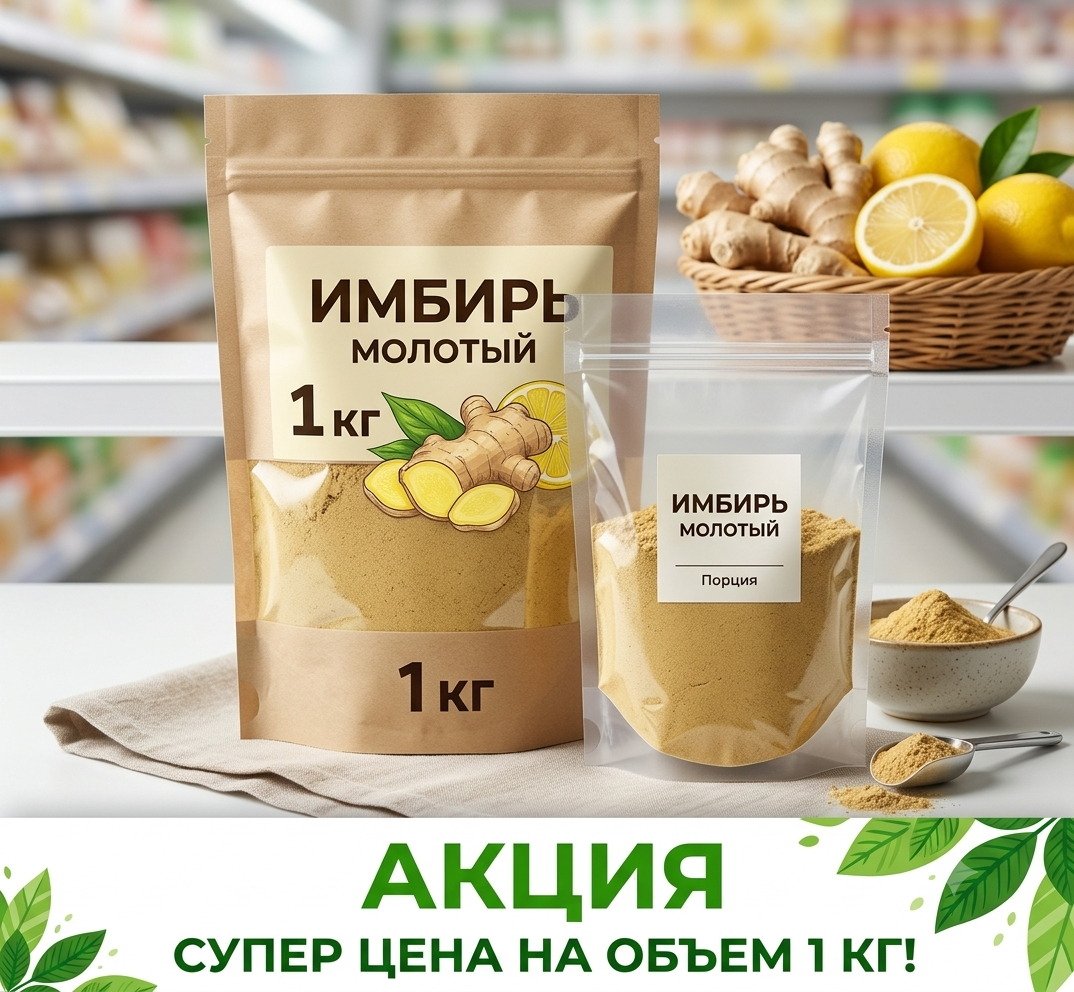 Имбирь молотый 1 кг