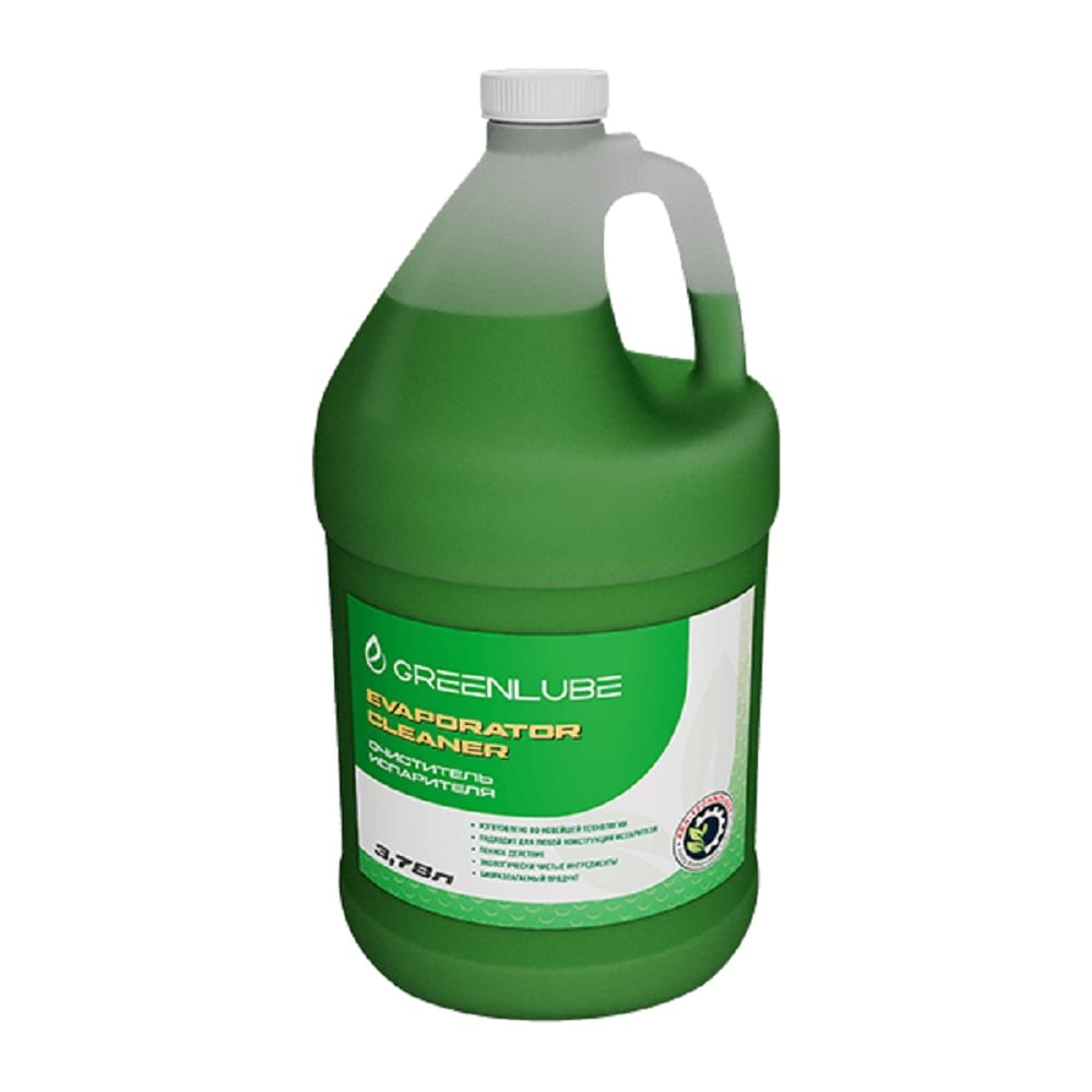 Концентрат для очистки кондиционеров 3,78 л GREENLUBE Evaporator cleaner очиститель змеевика испарителя GLGG1623200378