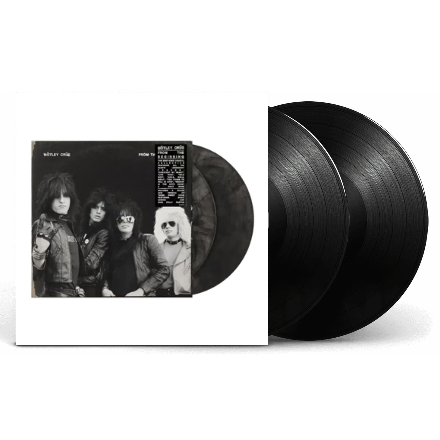 Виниловая пластинка Motley Crue - From The Beginning, 2 x Vinyl, LP, Clear W/ Black Marble, New