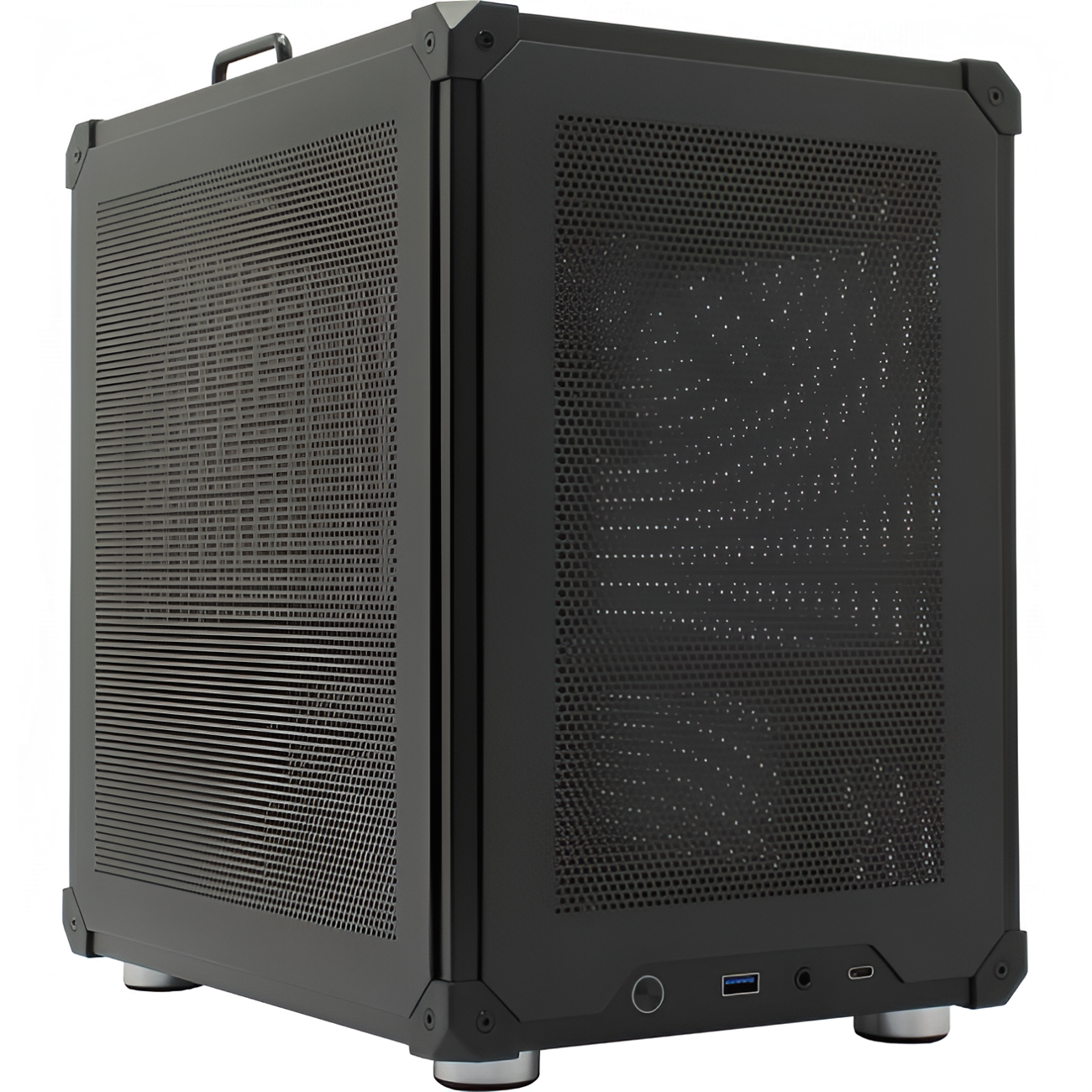 Корпус Mini-Tower JONSBO C6-ITX, Mini-ITX, без Б. П, черный (C6-ITX Black)