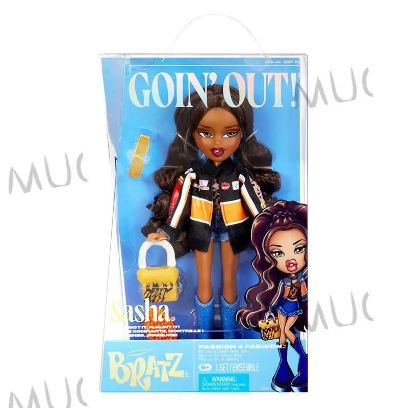 MGA Bratz Goin Out Fashion Doll Sasha / Коллекция модных кукол с очками, расческами и аксессуарами для одежды подходит для подарков на день рождения детям от 6 лет и старше