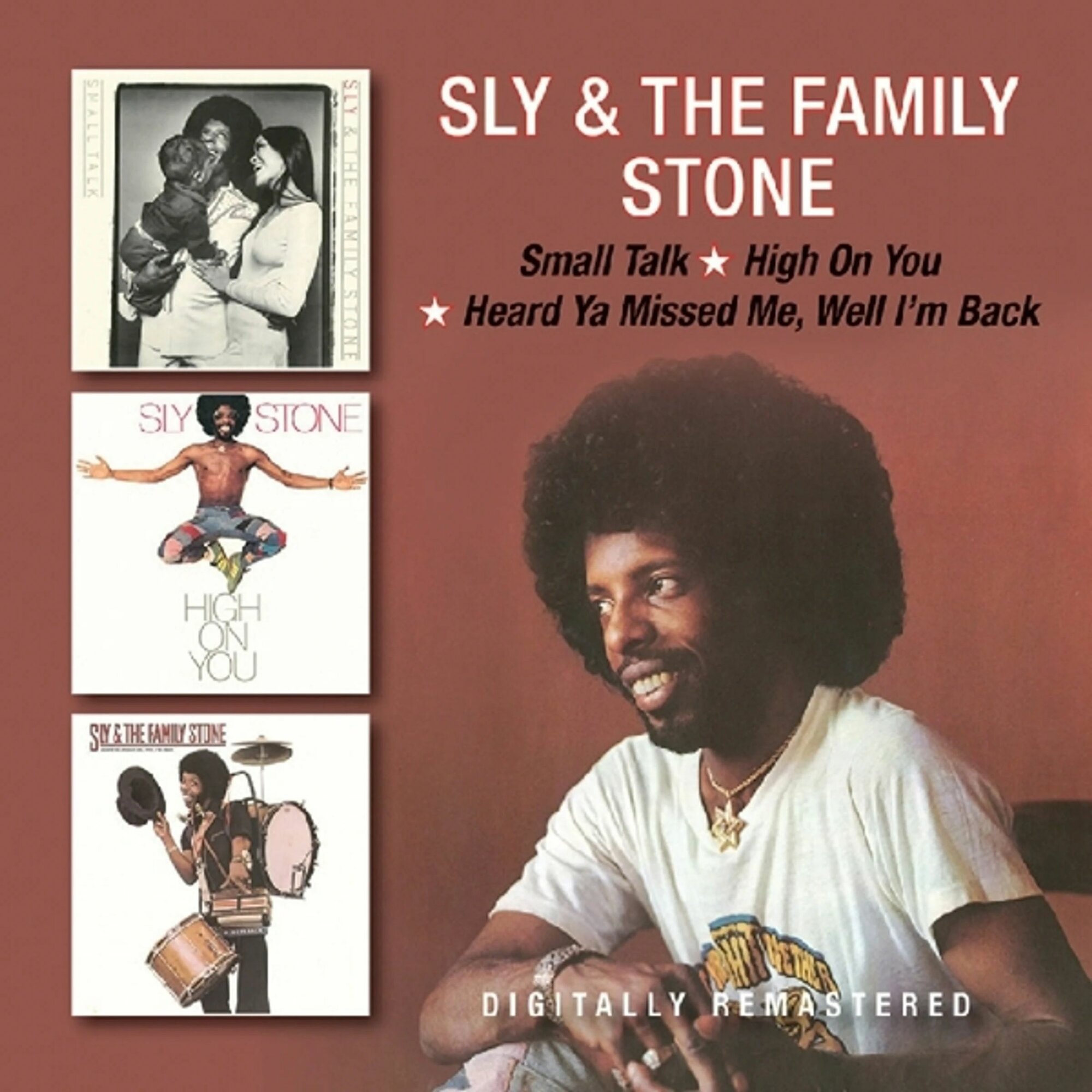 CD Диск Sly & The Family Stone - Small Talk/ High On You/ Heard Ya Missed Me, Well I'M Back (2CD) 2017, Jewel