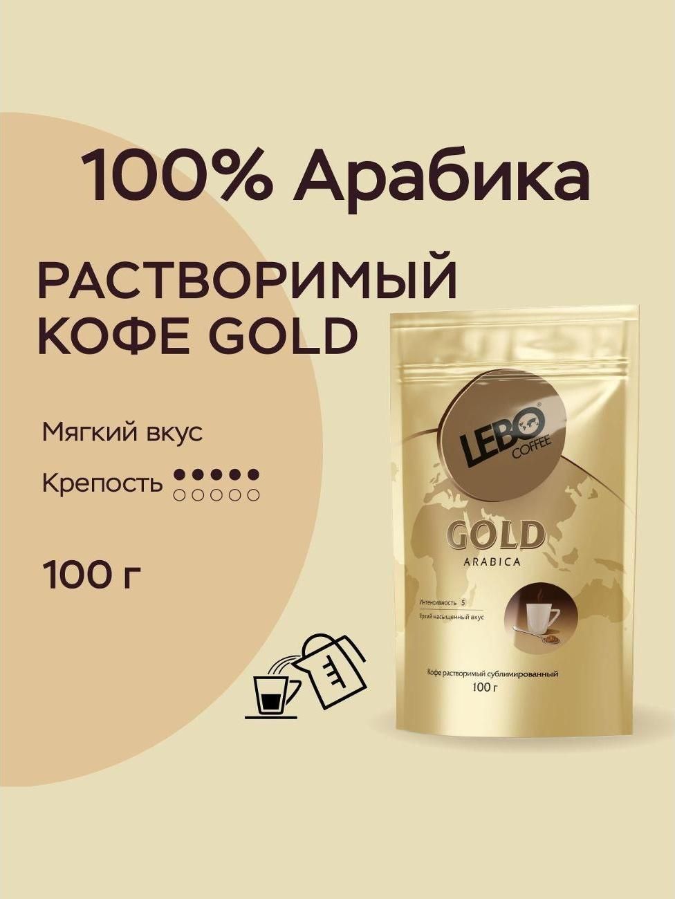 Кофе растворимый Lebo 4602076000906