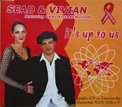 Музыкальный диск SEAD & VIVIAN featuring URAL KOSAKEN CHOR 'It s Up To Us(Benefiz-CD zu Gunsten der Deutschen AIDS-Hilfe e.V.)' (3-track MCD) (German RARE DEMO press, 354.6001.3, ex-/mint) (CD-R)