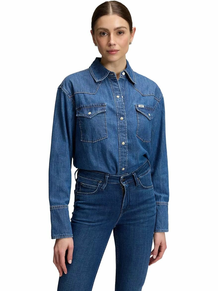 Рубашка Women Relaxed Essential Western Shirt