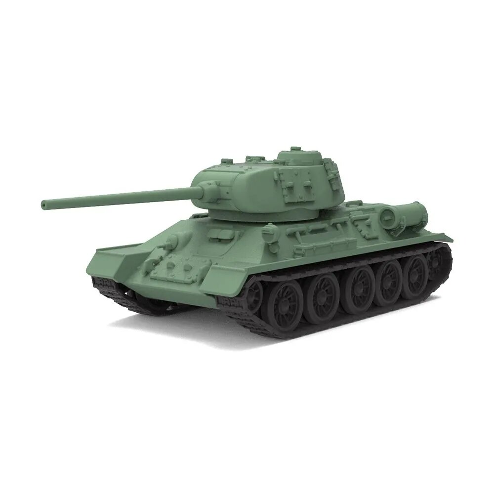 Военная модель, масштаб 1:144: советский средний танк Т-34-85 с пушкой ЗиС-С-53