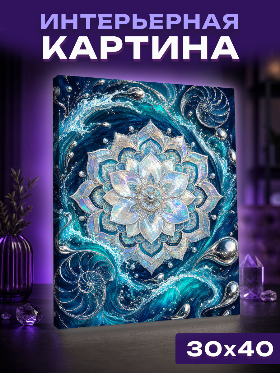 Интерьерная картина Мандала "Материнский Прилив"