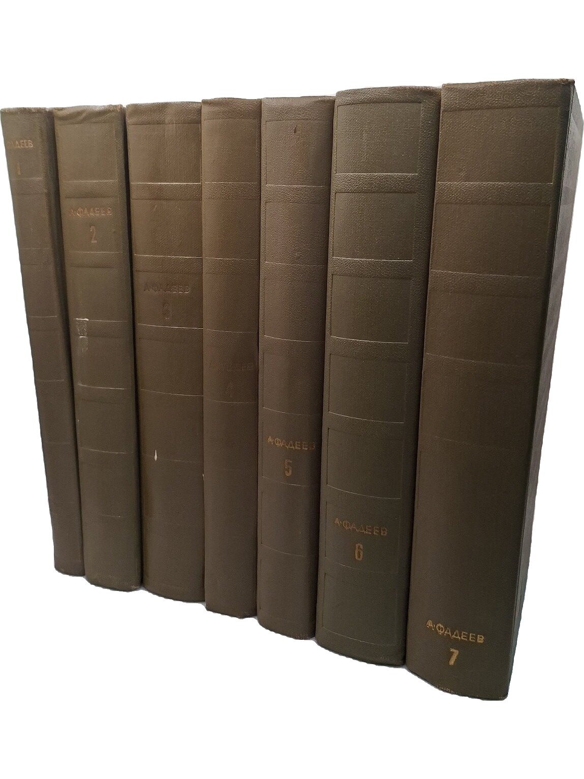 Александр Фадеев. Собрание сочинений в 7 томах (комплект из 7 книг). 1971. Твердый переплет. 3500 стр