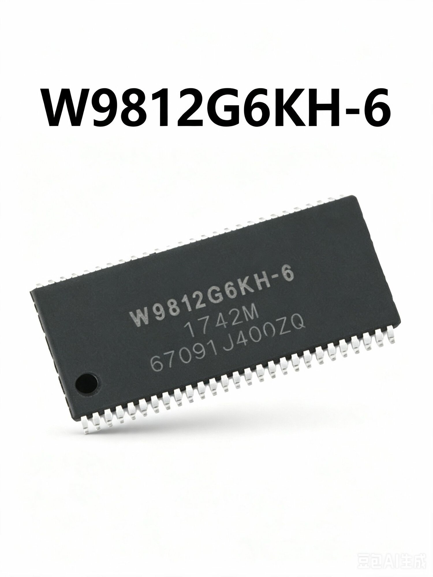 Микросхема W9812G6KH-6 TSOP-II-54 SDRAM 128Мбит 16МБ 166МГц 3,3В оперативная память SMD на катушке, 10 шт