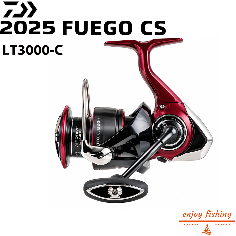DAIWA 2025 FUEGO CS LT 3000-C Спиннинговая катушка рыболовная безынерционная для спиннинга, Вьетнам