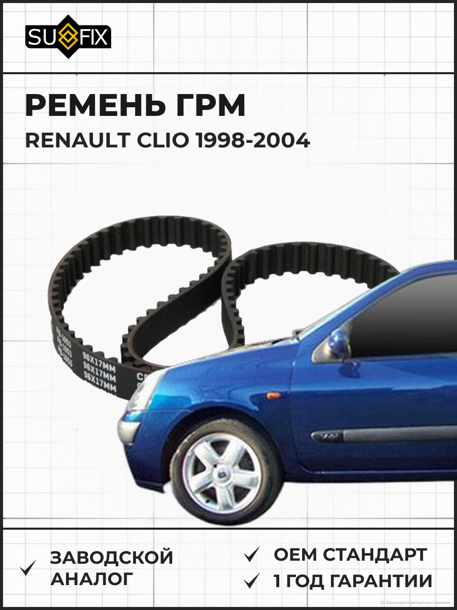Ремень ГРМ SUFIX FB1053 Рено Клио RENAULT CLIO 1998-2004