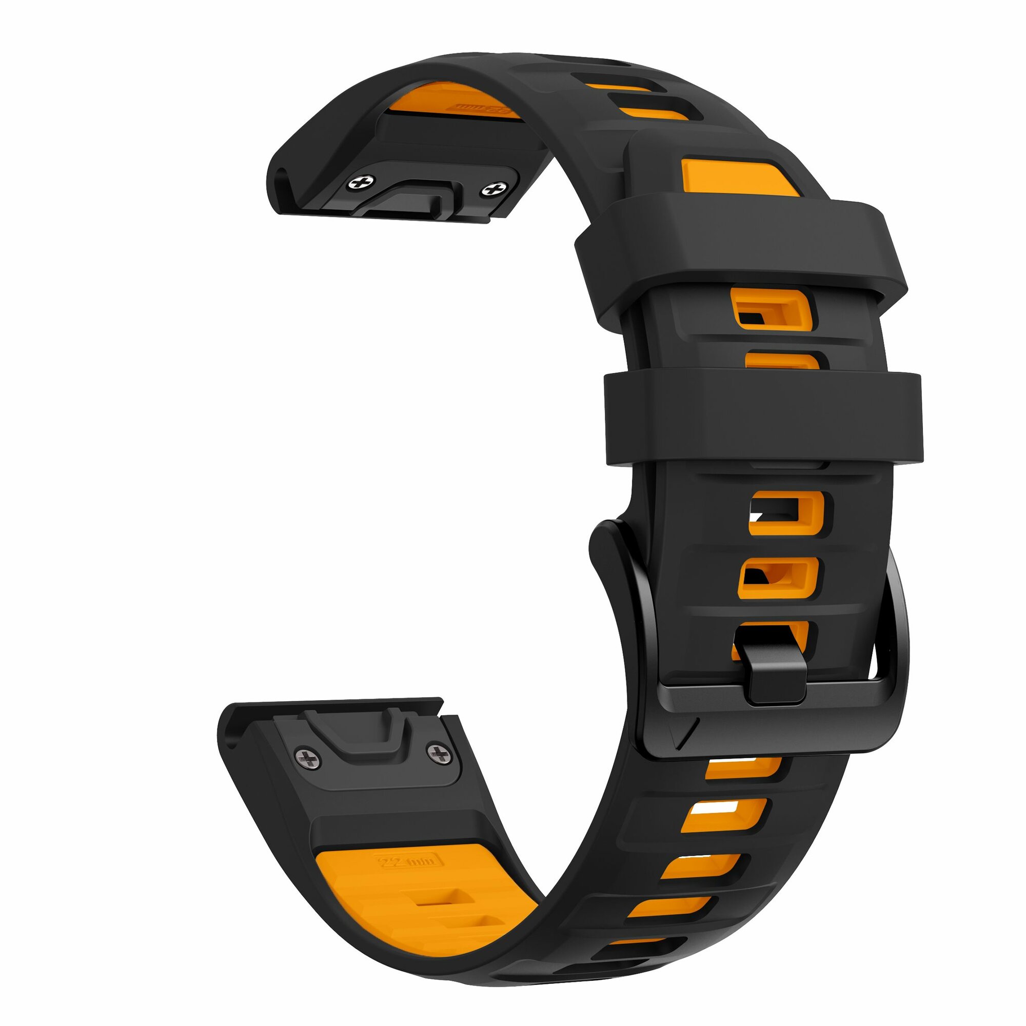 Подходит для ремешка garmin Quick Exelect Garmin Fenix8 Силиконовый запястье Fenix5/6/7/E Двухцветный фаркоп 20/22/26 мм