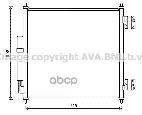 Конденсер LAND ROVER RANGE ROVER 12- 3.0-5.0/3.0D-4.4D Ava арт. AUA5218D