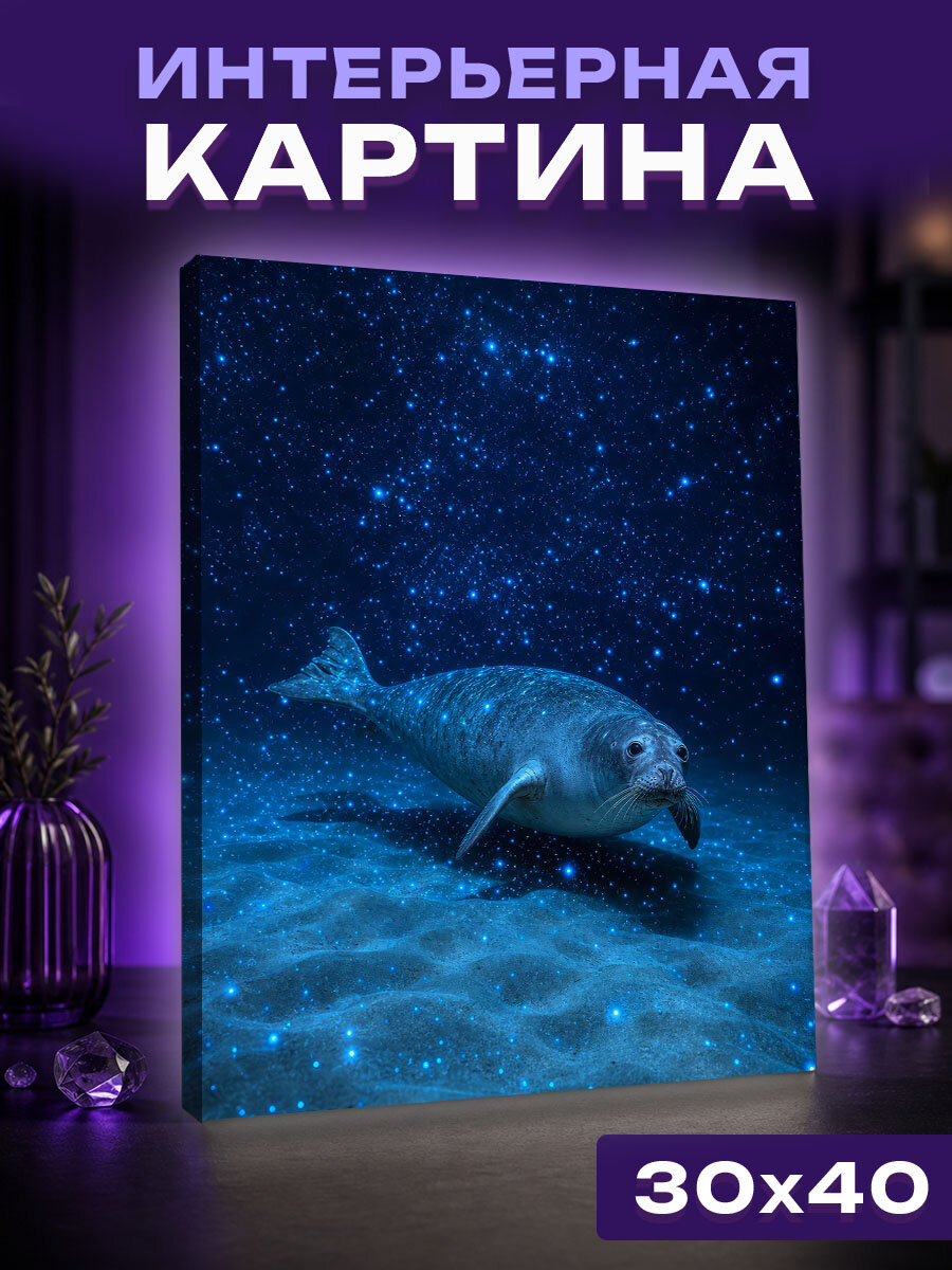 Интерьерная картина Сияние тюленя-монаха