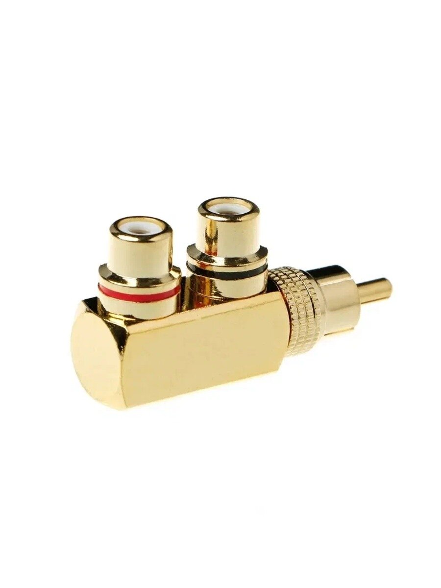 (1шт) Чистый медный позолоченный разъем RCA для подключения AV-розетки