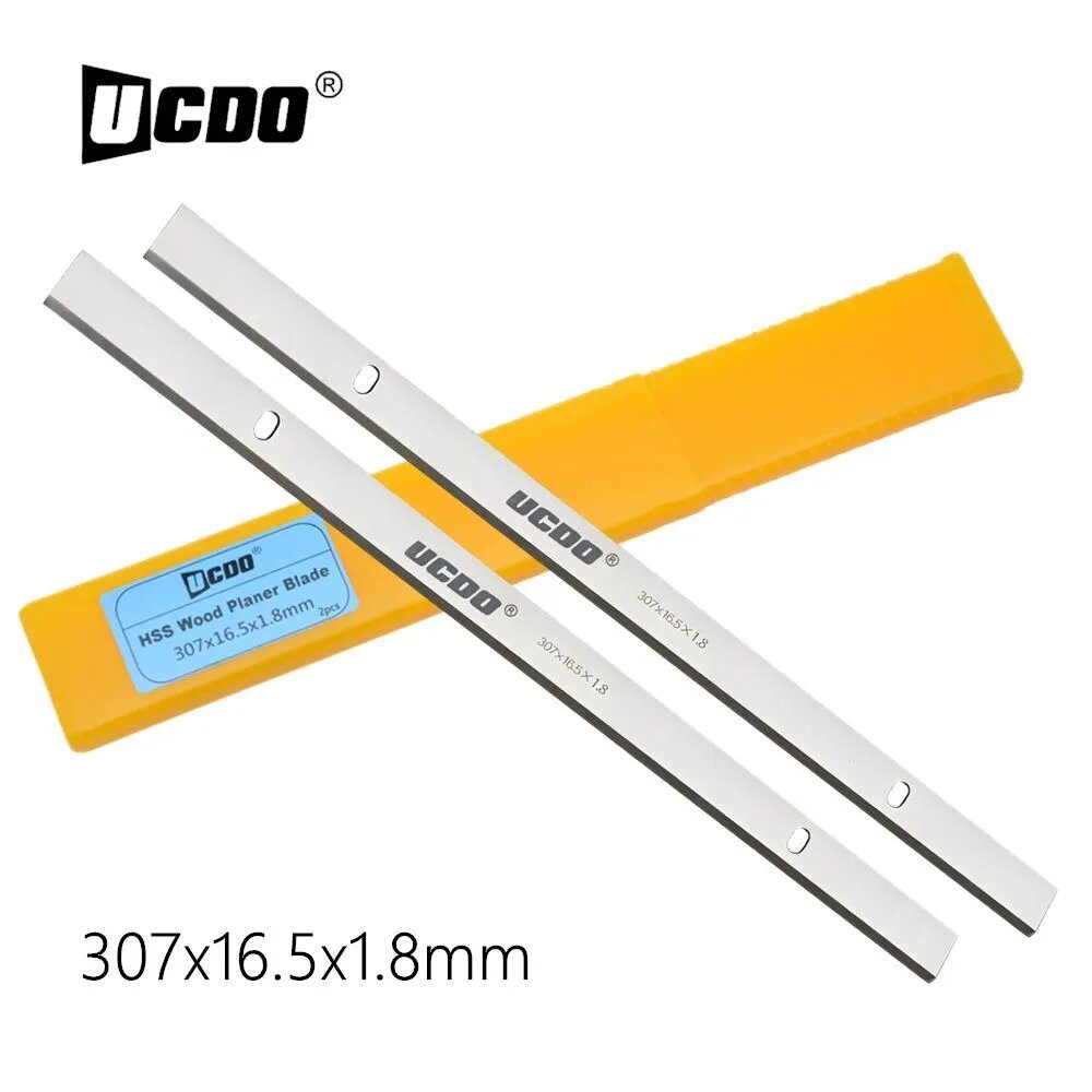 Нож для рубанка HSS 307x16.5x1.8 mm пара для Zubr РС-305
