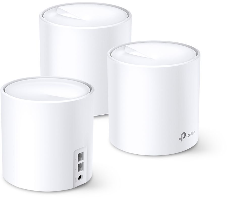 Бесшовный Mesh роутер TP-Link Deco X60(3-Pack) AX3000 10/100/1000BASE-TX