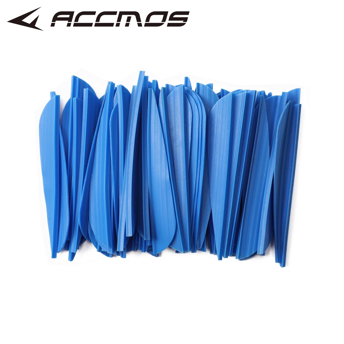 Синие лопасти для лука Accmos 3 дюйма, 30 шт.