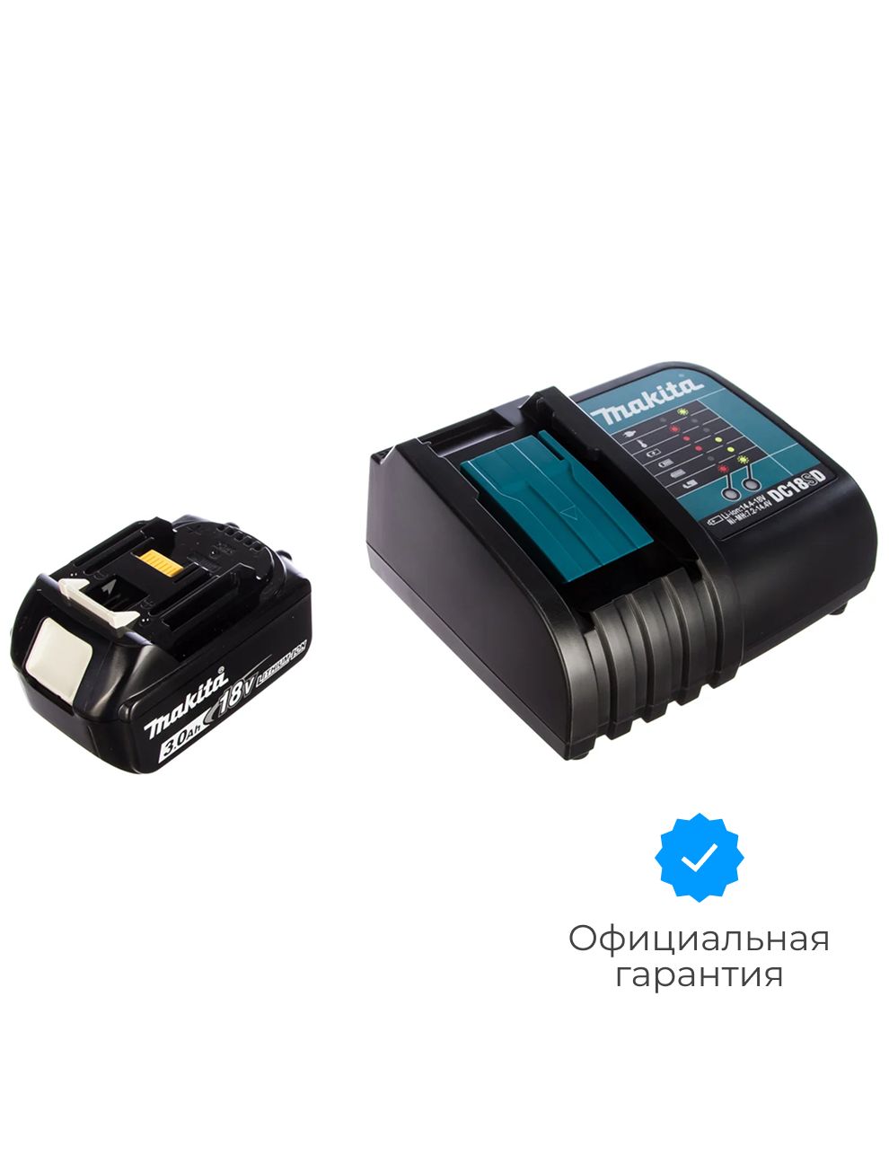 Набор (DC18SD + BL1830B шт, 3.0Ah, Li-Ion) MAKITA 191A23-6