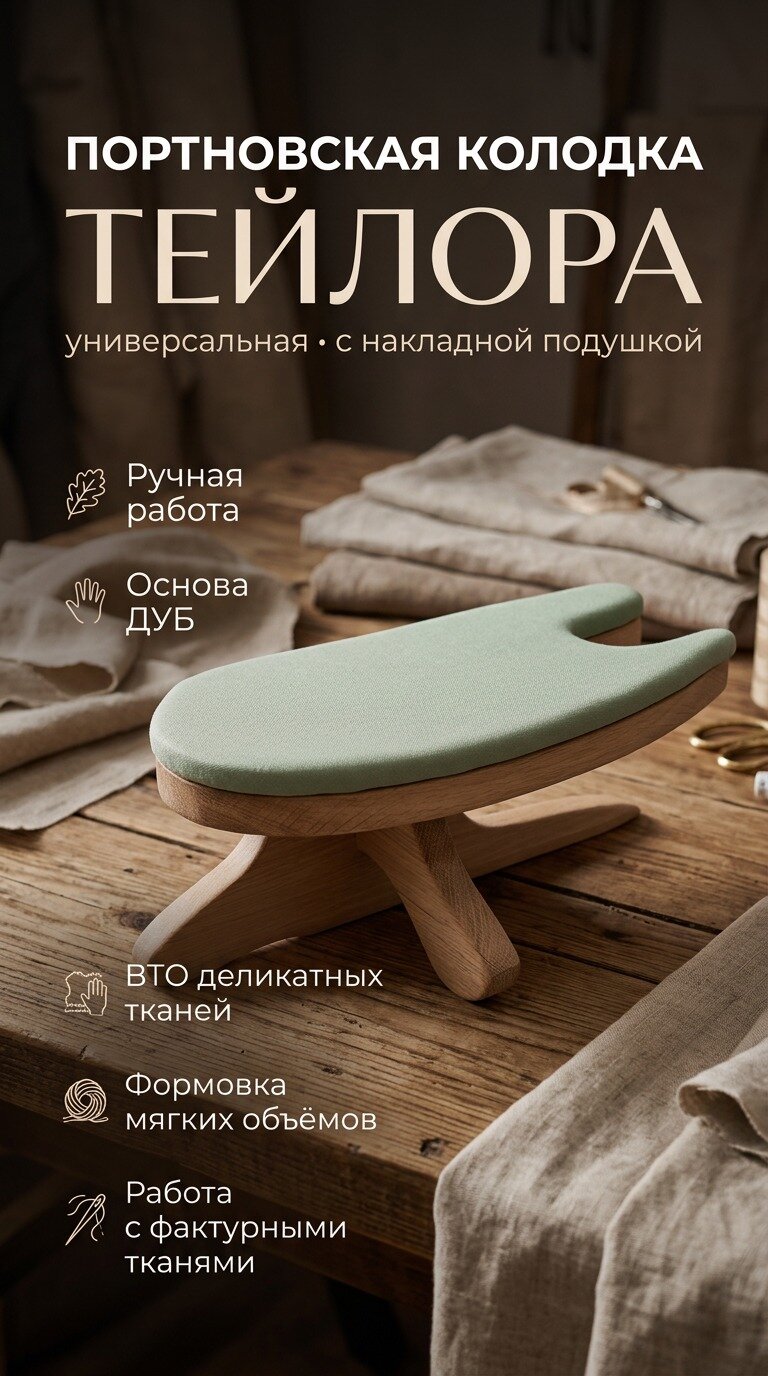 Универсальная колодка Тейлора с тканевой подушкой