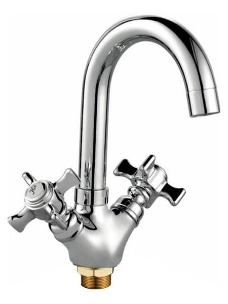 Haiba HB4524 Смеситель для раковины с гайкой, хром