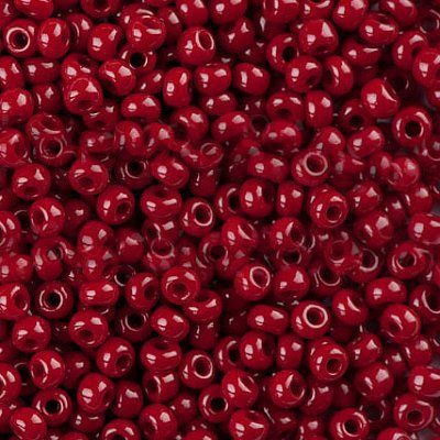 Бисер Preciosa 10/0 Тёмно-бордовый непрозрачный, 93310, 2 шт, по 5 г