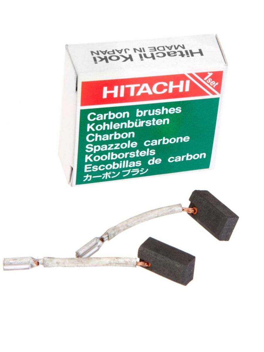Щётки графитовые HITACHI / HIKOKI 999-005 для болгарки УШМ G13SS2, G12SR3, G13SR3 6.5х7.5х14мм