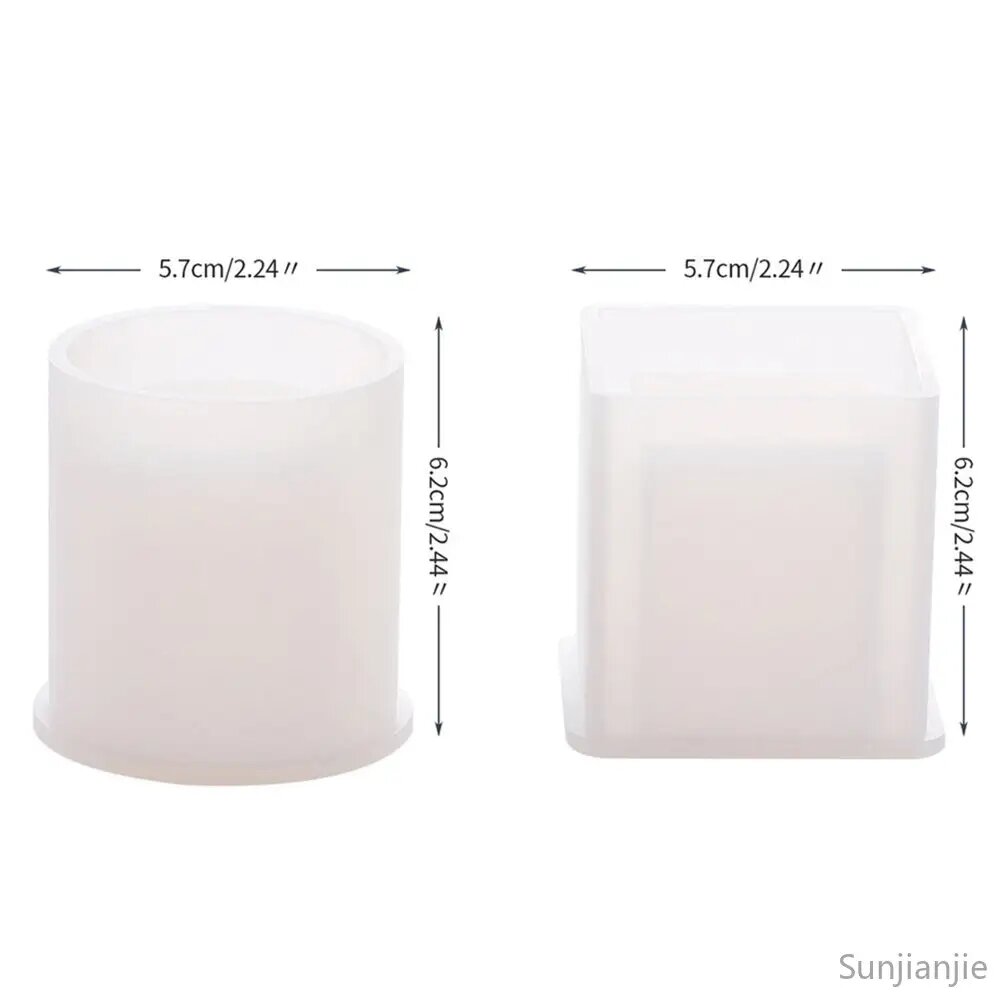 Форма Для Литья Силиконовых Коробок 2 Шт Прозрачный 6 2X6 2X5 7Cm