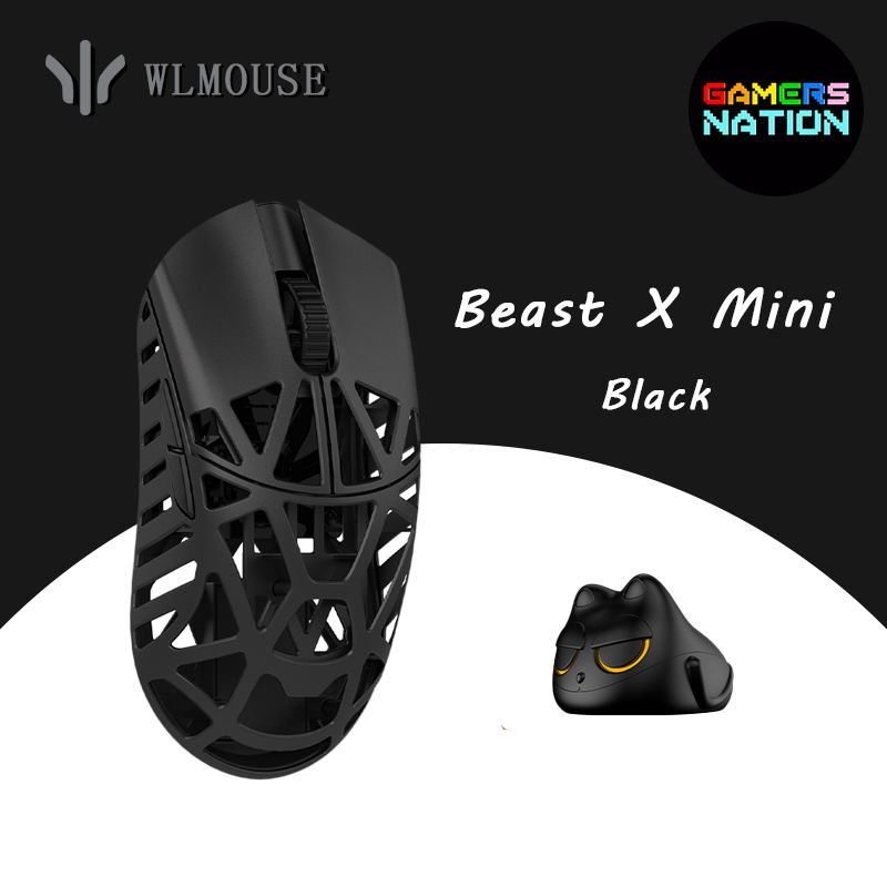 Игровая мышь беспроводная BEAST X MINI, светло-зеленый, 6 кнопок