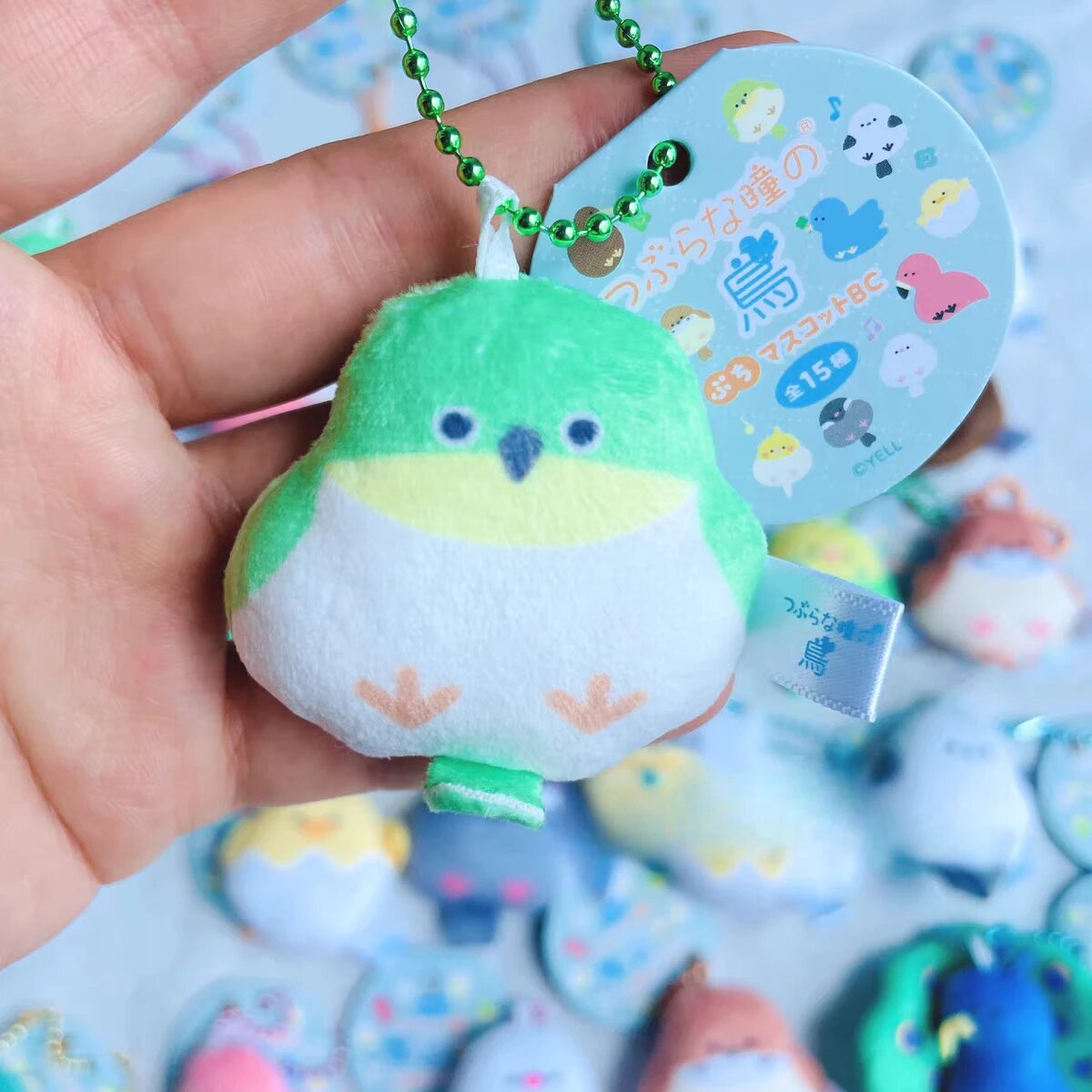 Плюшевый брелок-птичка Yell 15 стилей Japanese White-Eye