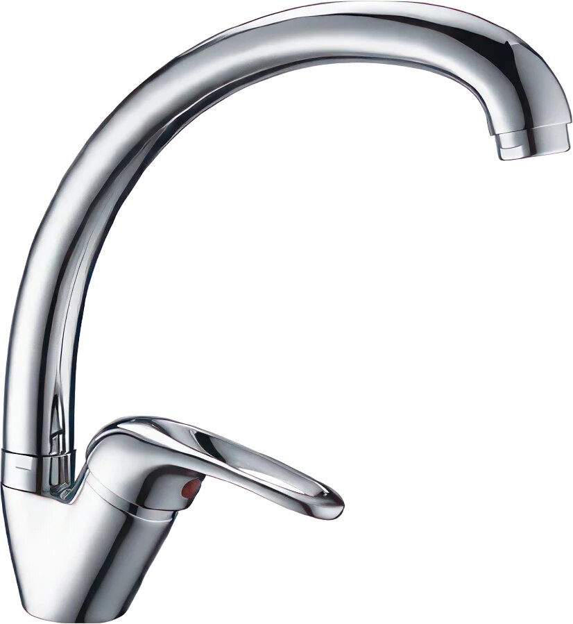 Смеситель для кухни Ledeme H39-B L4139-B с поворотным изливом, хром, глянцевый, однорычажный, с керамическим картриджем