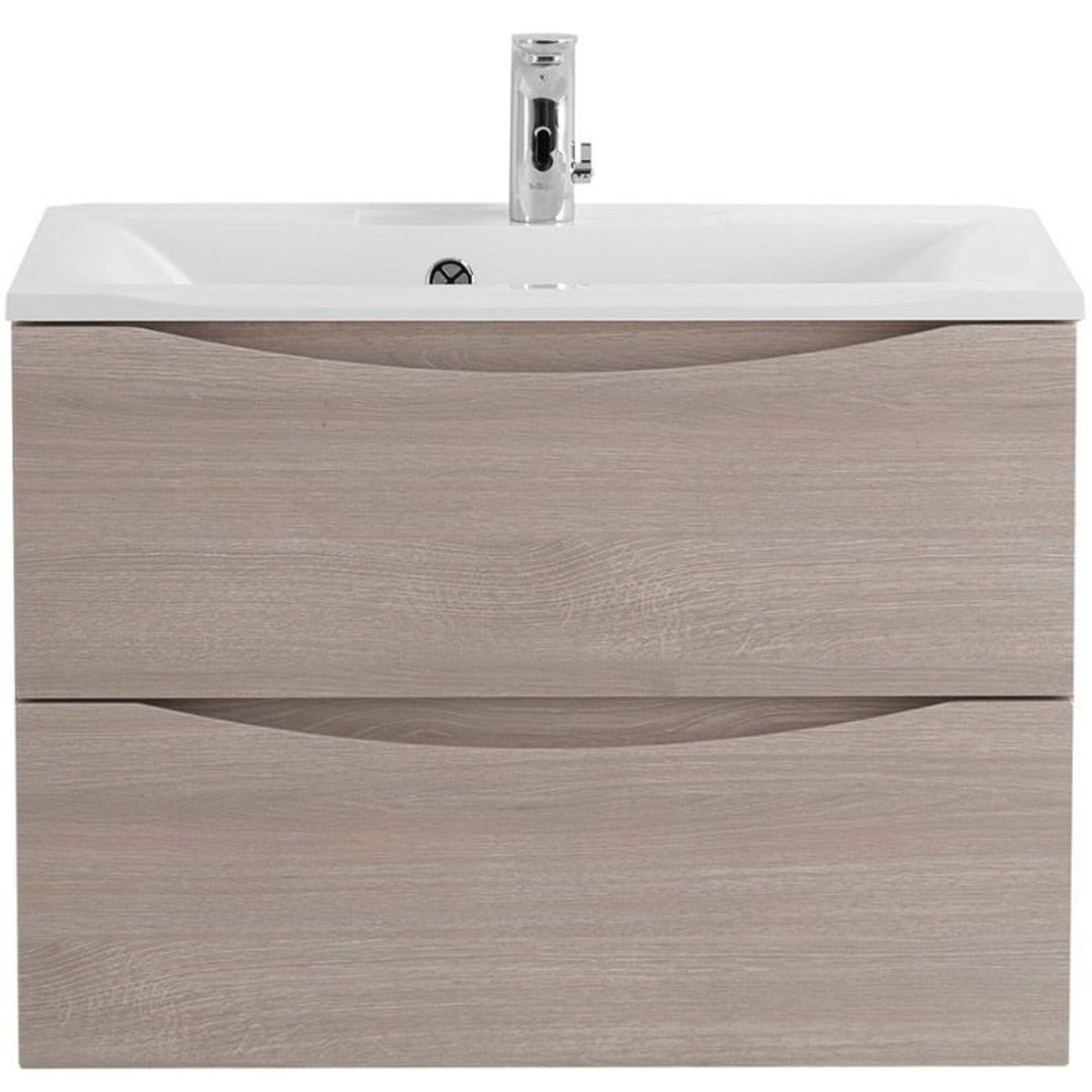 База под раковину подвесная BelBagno MARINO с двумя выкатными ящиками Rovere Grigio 650x450x500 MARINO-650-2C-SO-RG-P