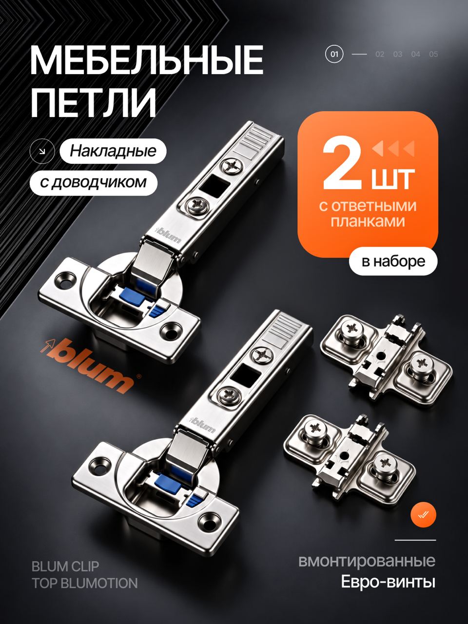 Blum Петля мебельная
