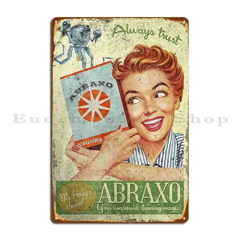 Металлическая табличка Fallout Abraxo
