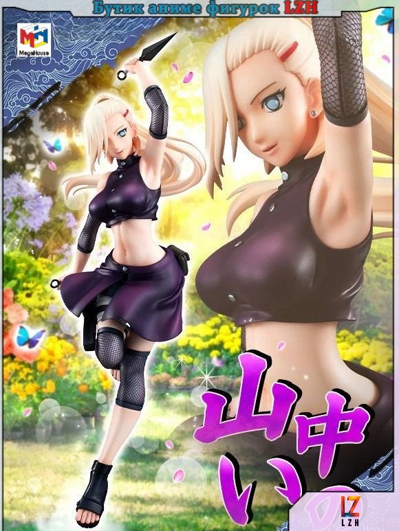 Аниме Фигурка MegaHouse GALS Series Ино Яманака (Yamanaka Ino) в Overseas Limited Edition из "Наруто: Ураганные хроники" 21 см (LZH)