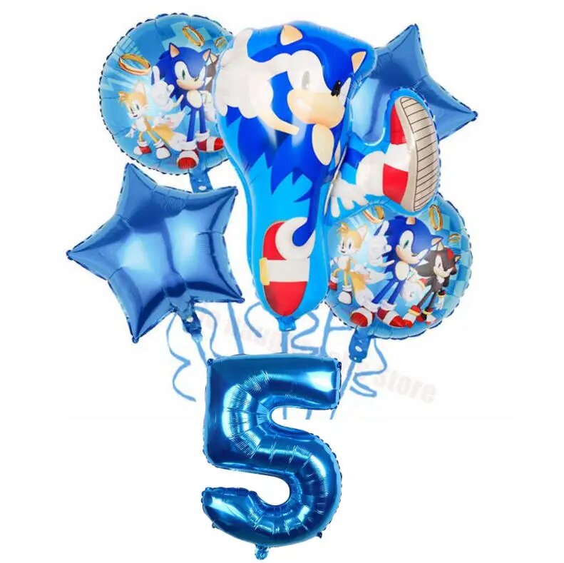 Цифровые шары Sonic SEGA для мальчиков 15