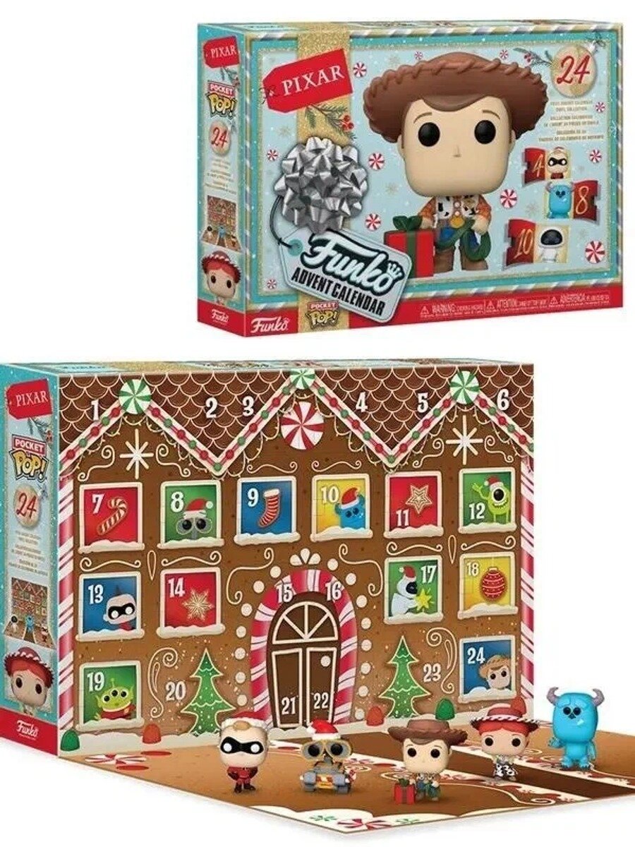 Funko POP! Рождественский Адвент календарь 2024 - Pixar (Пиксар)