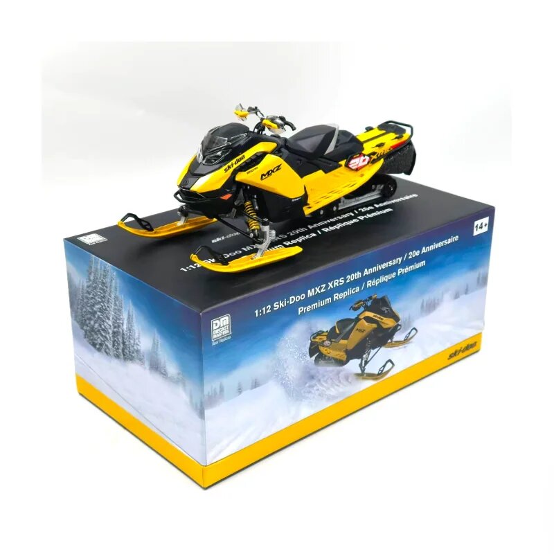 DM Diecast Alloy 1:12 Snowmobile MXZ-XRS Model