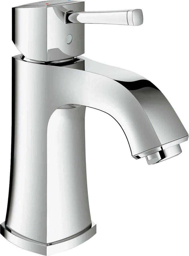 Смеситель для раковины Grohe Grandera 23310000 хром, глянцевый, кран для ванной в раковину, из латуни, рычажный, с керамическим картриджем