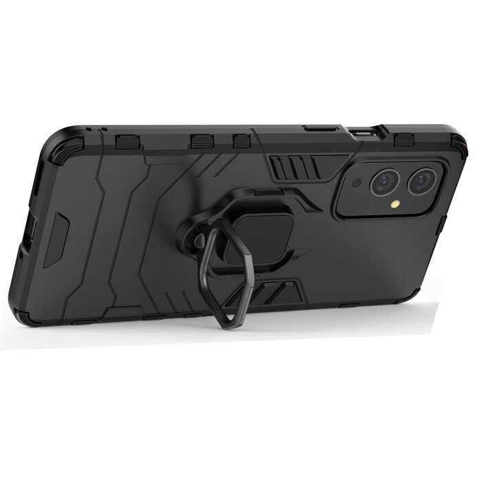 Противоударный чехол с кольцом Panther Case для OnePlus 9 черный