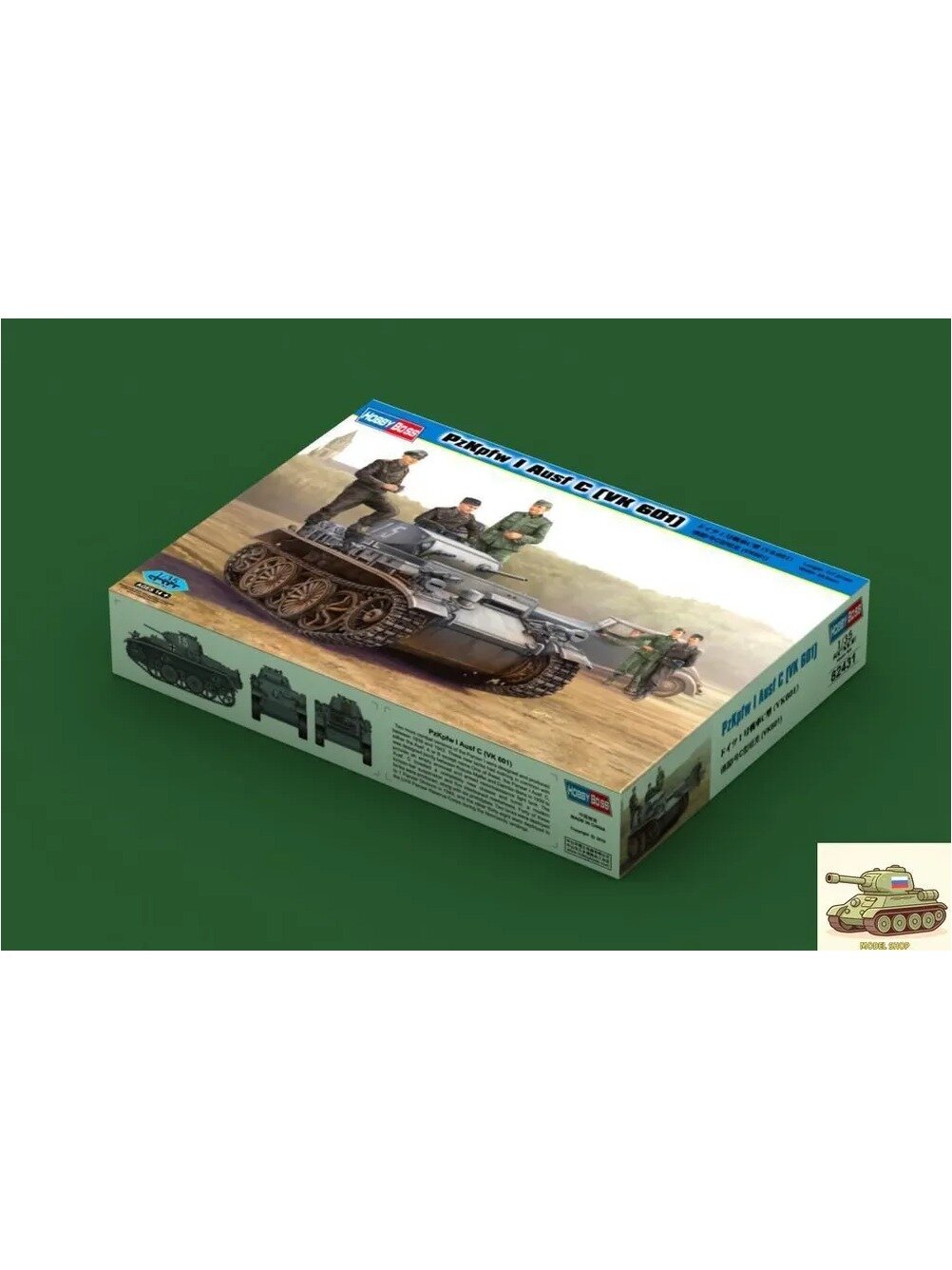 Сборная модель лёгкого танка PzKpfw I Ausf C масштаб 1/35 Hobbyboss 82431