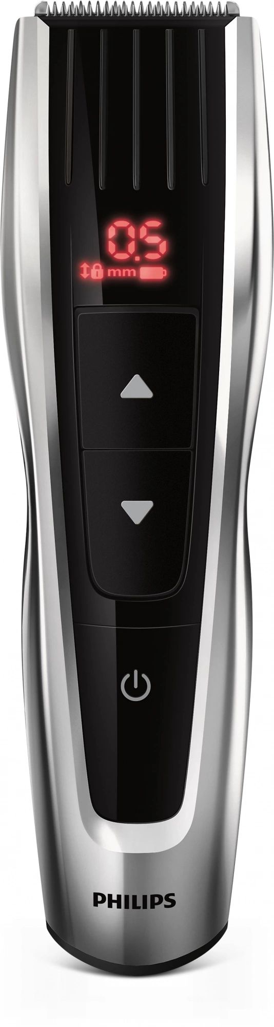 Машинка для стрижки волос Philips HC9420/15 серебристый/черный (насадок в компл:3шт)