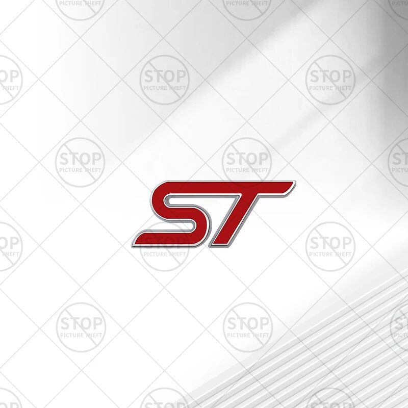 Наклейка логотип салона автомобиля For ST Emblem