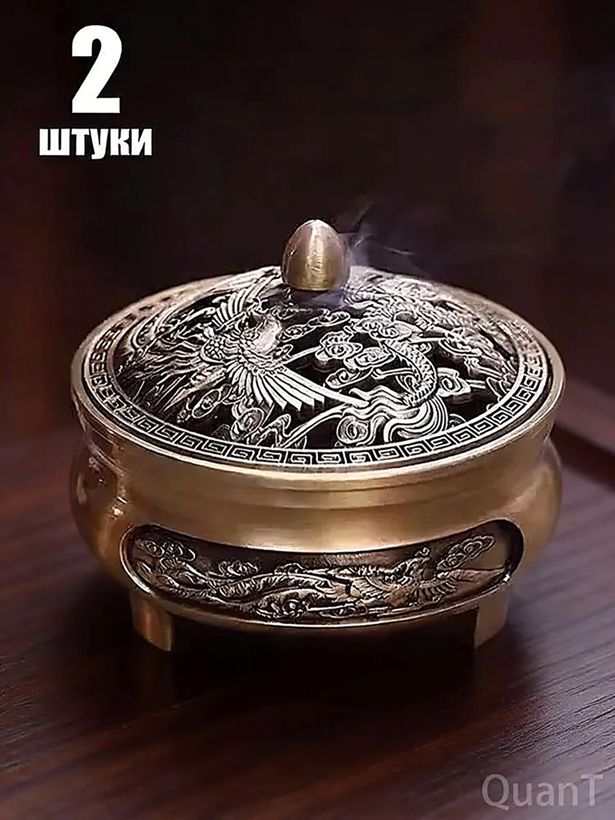 Подставка спиралей от комаров 2 шт, Бронза, Аксессуары для борьбы с насекомыми, грызунами, Китай