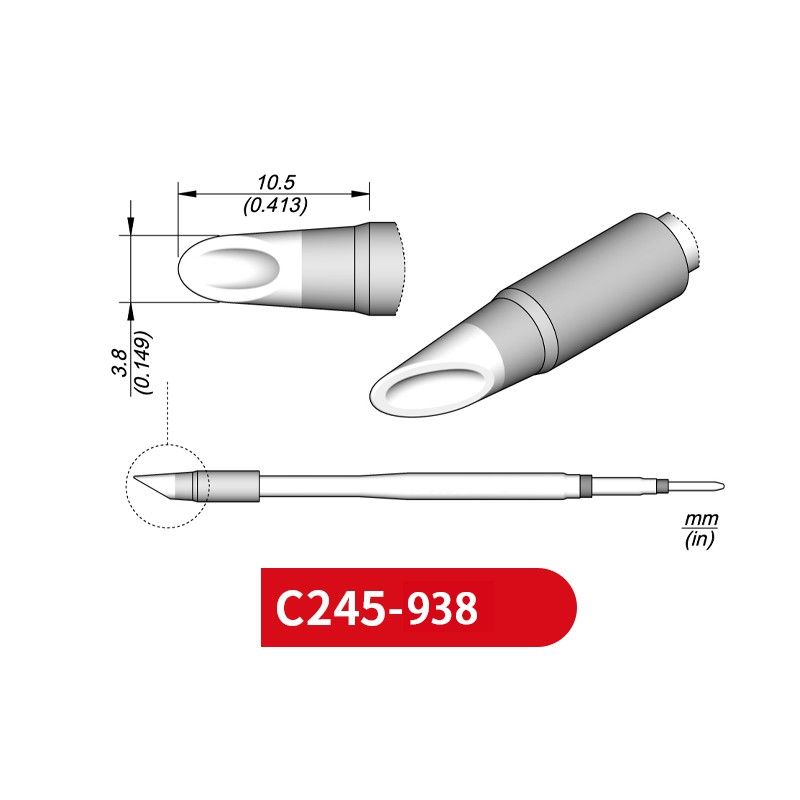 C245-938 жало, совместимые со сменными аксессуарами JBC SUGON AIFEN