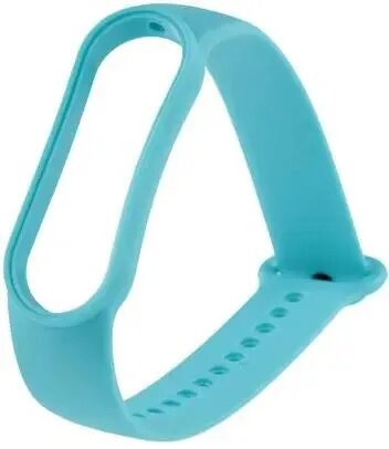 Ремешок ZIBELINO XIMB5-BLUE для Xiaomi Mi Band 5/6, голубой