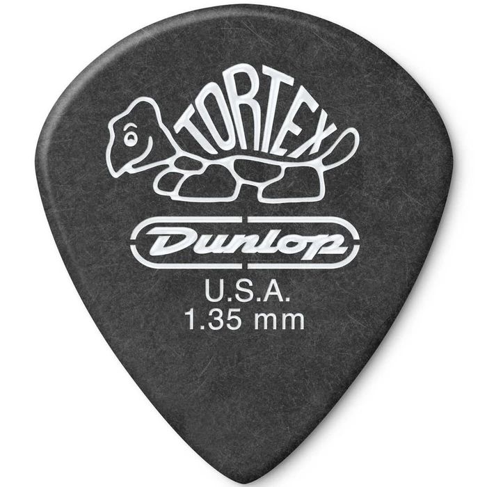 Dunlop 482P135 Tortex Pitch Black Jazz III 12Pack Набор медиаторов 12шт.