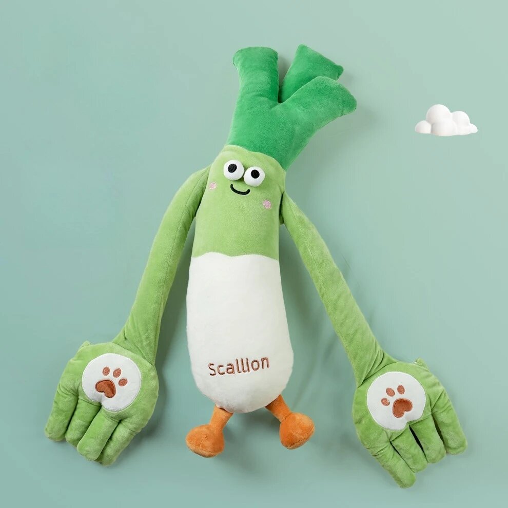 Детская подушка-игрушка BOMP в форме банана для новорожденных Зеленый, Scallion 73x18cm